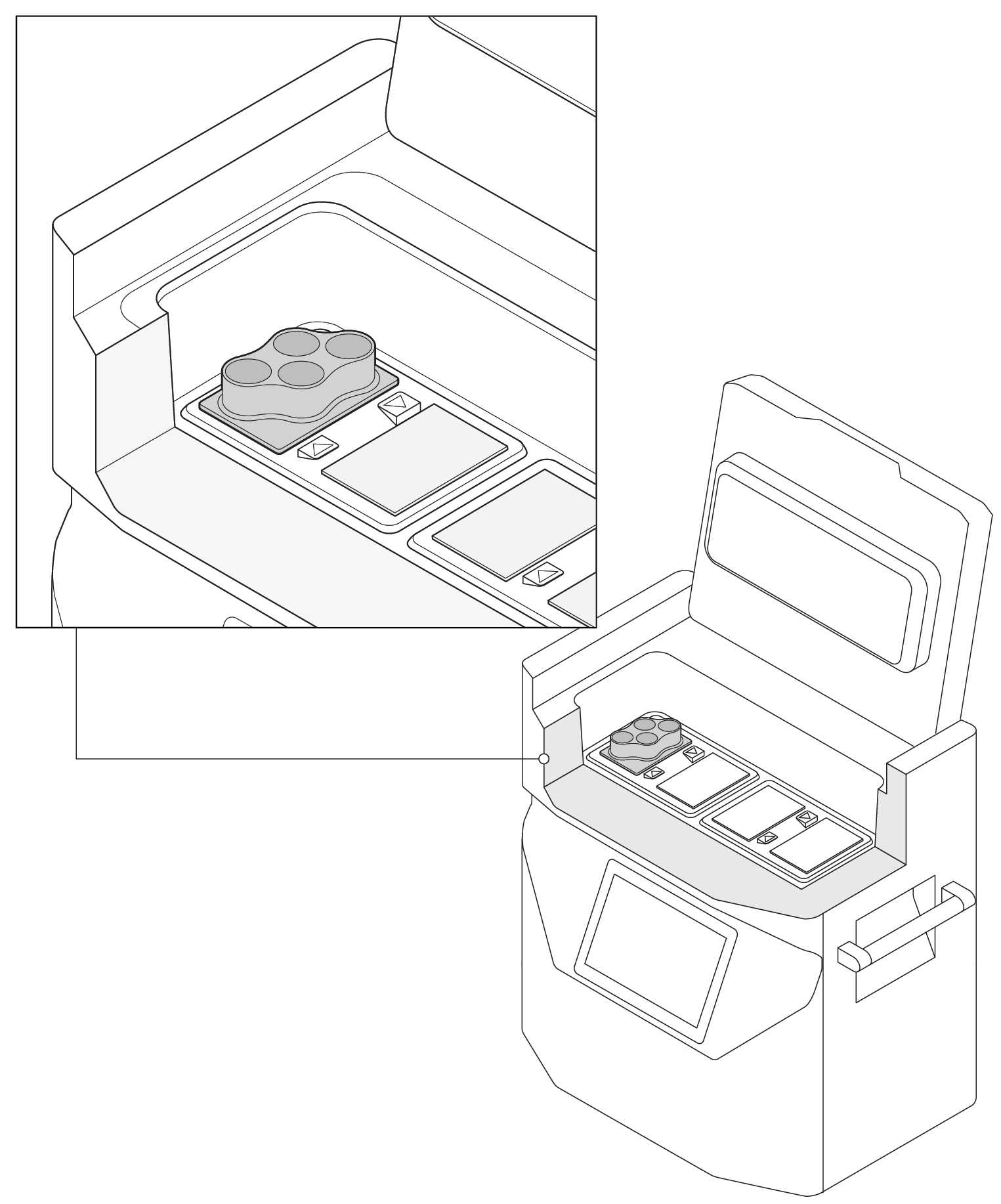 Large cryovial cell freezing