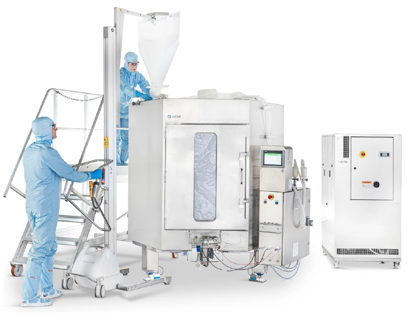 Media and buffer mixing using Xcellerex magnetic mixer | Cytiva